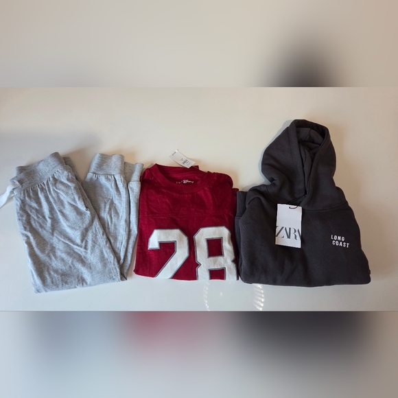 Custom Variety Pack | Shirts & Tops | Zara Red And Gray Numbered Top ...